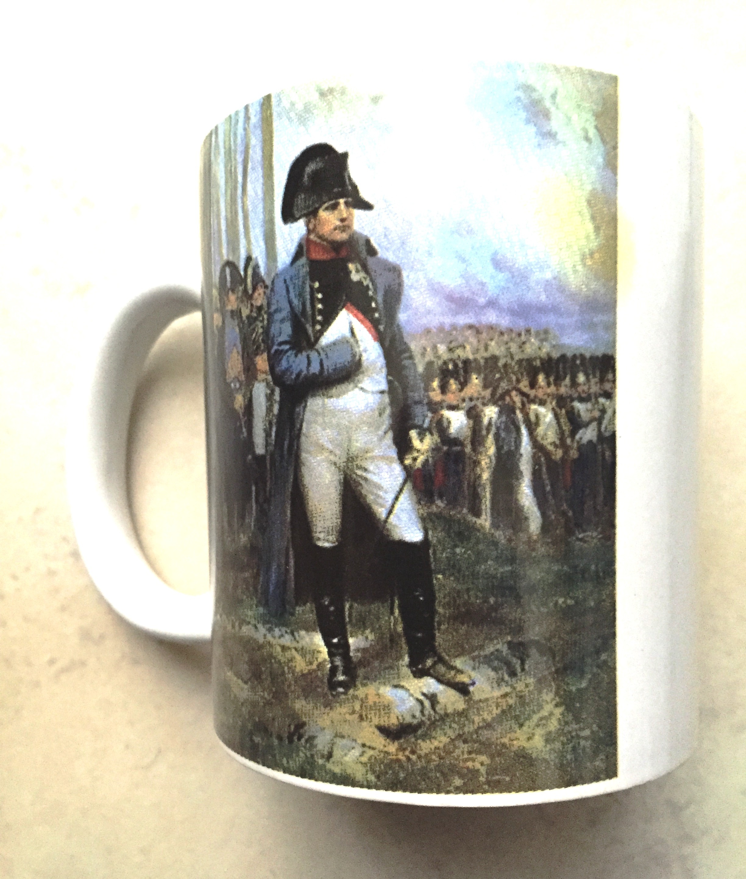 Le mug Napoléon Bonaparte : de couleur vert impérial c'est le cadeau ...